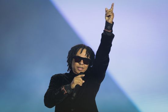 Brazilian Singer Djavan Performs Rock Rio Editorial Stock Photo - Stock ...