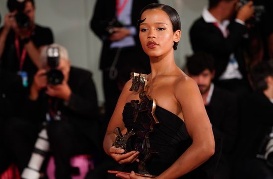 Taylor Russell Poses Marcello Mastroianni Award Editorial Stock Photo - Stock Image | Shutterstock