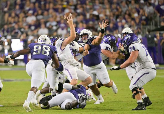Tcu Horned Frogs Defensive Lineman Lwal Editorial Stock Photo - Stock ...