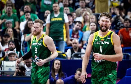 Sabonis Domantas Lithuania During Basketball Match Editorial Stock ...