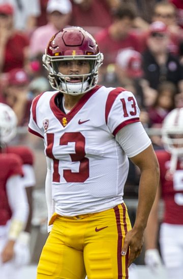 Palo Alto Ca Usa Usc Quarterback Editorial Stock Photo - Stock Image ...