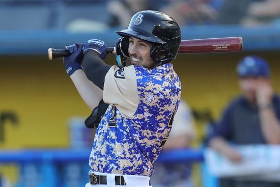 Biloxi Shuckers Infielder Gabe Holt 2 Editorial Stock Photo - Stock ...