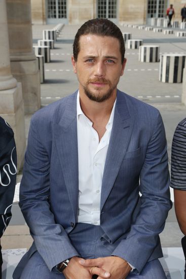 Ben Robson Attending Louis Vuitton Menswear Editorial Stock Photo ...