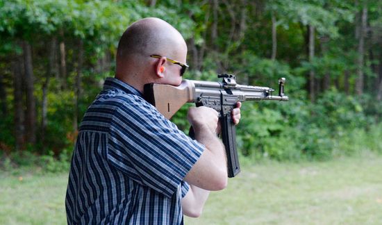 Man Practice Gun Shooting Shooting Range Editorial Stock Photo - Stock ...
