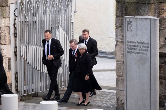 Scottish Parliament Staff Join Thousands Gathered Editorial Stock Photo ...