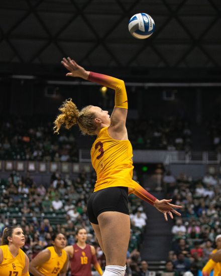 Usc Outside Hitter Emilia Weske 3 Editorial Stock Photo - Stock Image ...