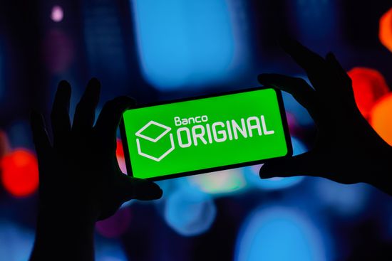 This Photo Illustration Banco Original Logo Editorial Stock Photo ...