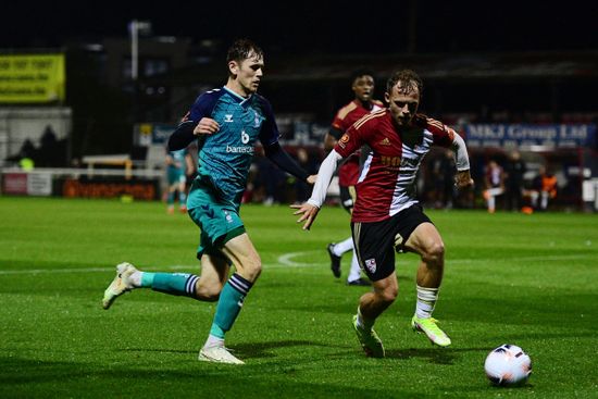 Josh Casey Woking Possession Ahead Ben Editorial Stock Photo - Stock ...