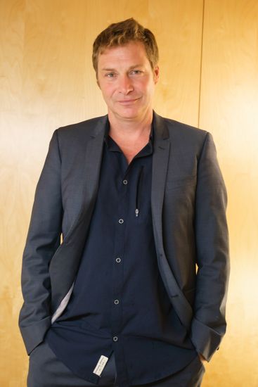 German Writer Oliver Potzsch Poses During Editorial Stock Photo - Stock ...