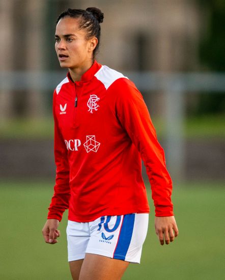 Rangers Womens Forward Kayla Mccoy Warms Editorial Stock Photo - Stock ...