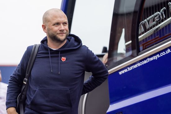 Newport County Manager James Rowberry Arrives Editorial Stock Photo ...