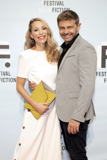 Julia Dorval Aliocha Itovich Attend Photocall Editorial Stock Photo ...