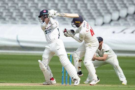 Ethan Bamber Middlesex Ccc Plays Misses Editorial Stock Photo - Stock ...