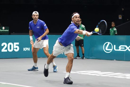 Italian Tennis Players Simone Bolelli Fabio Editorial Stock Photo ...