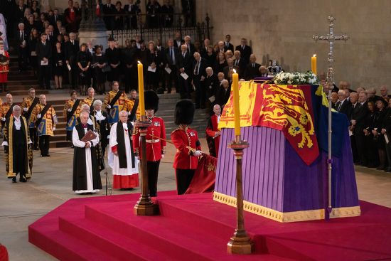 Coffin Bearing Body Her Majesty Queen Editorial Stock Photo - Stock ...