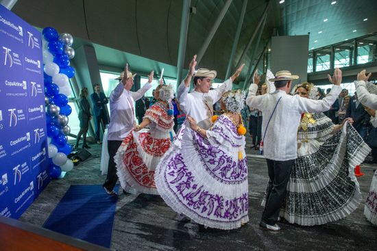 Traditional Panamanian Dancing Group Performs Miami Editorial Stock ...