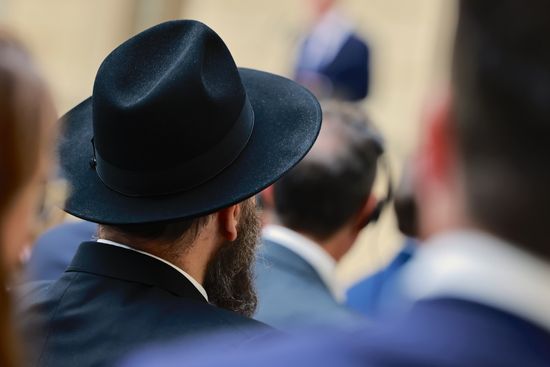 Jewish People Attend Commemorative Event On Editorial Stock Photo ...