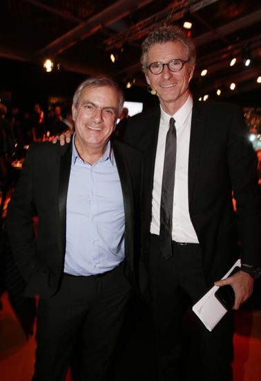 Dominique Chapatte Denis Brogniart Attending Concept Editorial Stock ...