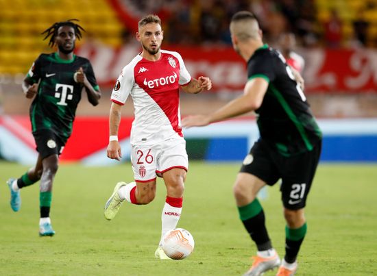 Ruben Aguilar Monaco Action During Uefa Editorial Stock Photo - Stock ...