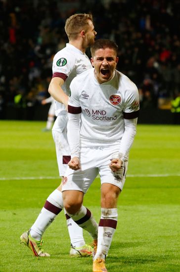 Alan Forest L Hearts Celebrates Teammate Editorial Stock Photo - Stock ...
