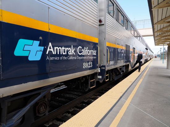 Amtrak Train Prepares Depart Amtrak Resumes Editorial Stock Photo ...