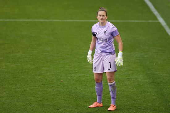 Liverpool Fc Women Goalkeeper Rachael Laws Editorial Stock Photo ...