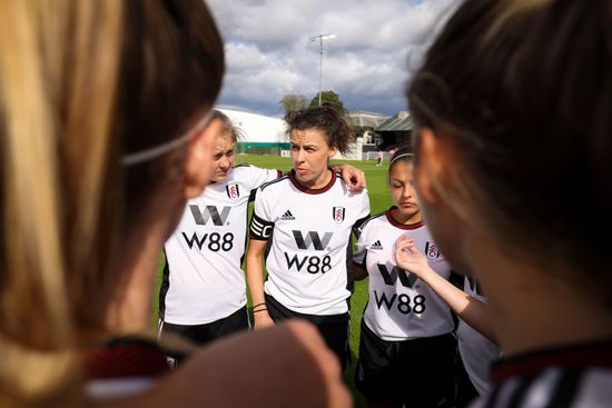 Mary Southgate Fulham Women Talks Team Editorial Stock Photo - Stock ...