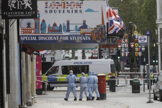 Forensic Team Works Inside Cordoned Off Editorial Stock Photo - Stock ...