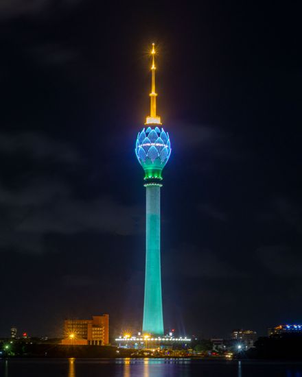 Colombo Lotus Tower Tallest Structure South Editorial Stock Photo ...