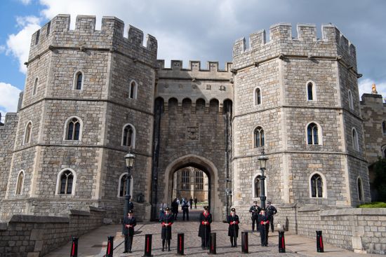 Guard Honour By Windsor Castle Wardens Editorial Stock Photo - Stock ...