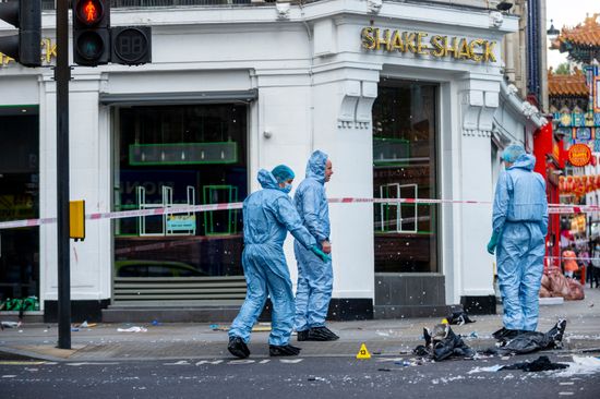 Forensics Officers Inspect Evidence Crime Scene Editorial Stock Photo ...