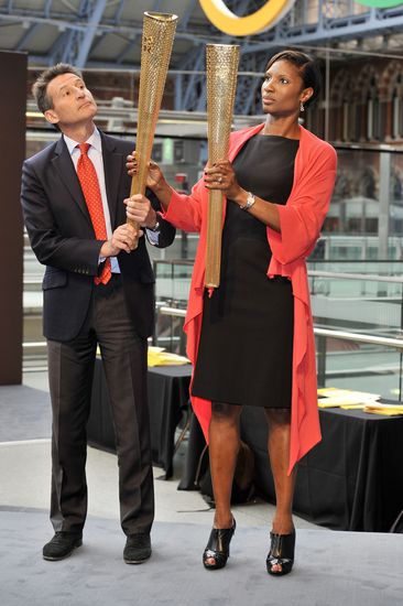 Lord Sebastian Coe Denise Lewis Editorial Stock Photo - Stock Image ...