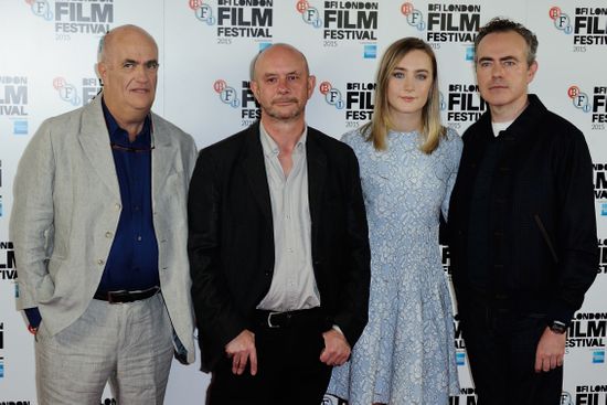 Colm Toibin Nick Hornby Saoirse Ronan Editorial Stock Photo - Stock ...