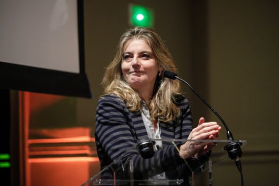 Sandrine Treiner Directrice De France Culture Editorial Stock Photo ...