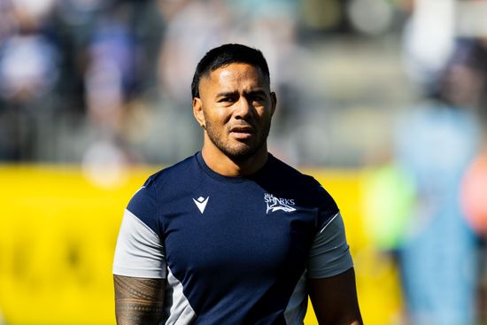 Manu Tuilagi Sale Sharks During Pre Editorial Stock Photo - Stock Image ...