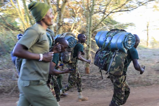Kenyan Wildlife Rangers Northern Rangelands Trust Editorial Stock Photo ...