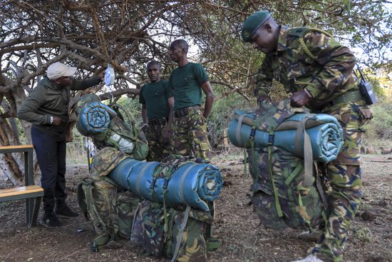 Kenyan Wildlife Rangers Northern Rangelands Trust Editorial Stock Photo ...