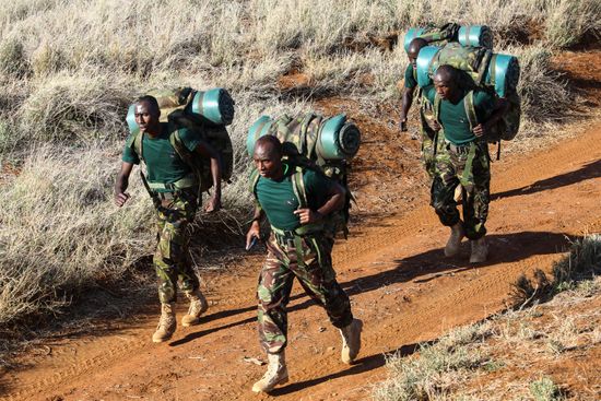 Kenyan Wildlife Rangers Northern Rangelands Trust Editorial Stock Photo ...