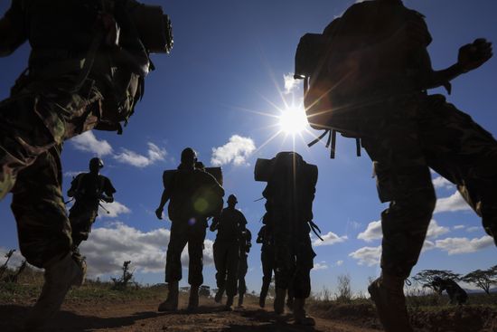 Kenyan Wildlife Rangers Northern Rangelands Trust Editorial Stock Photo ...