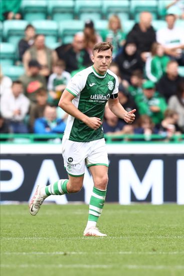 Josh Campbell 32 Hibernian During Cinch Editorial Stock Photo - Stock ...