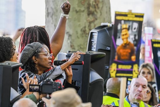 Marcia Rigg Speaks Protest Outside New Editorial Stock Photo - Stock ...
