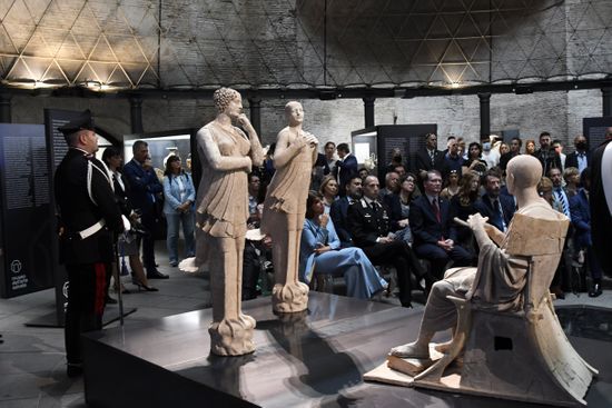 Getty Museum Returns Orpheus Sirens Repatriation Editorial Stock Photo ...