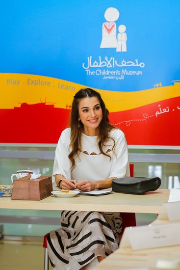Jordans Queen Rania Al Abdullah Chairs Editorial Stock Photo - Stock ...