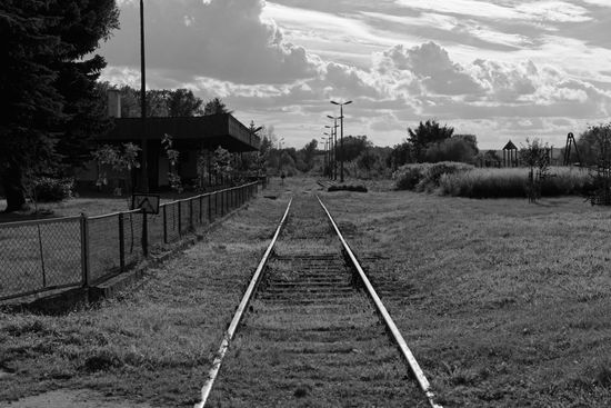Decommissioned Railroad Track Fombork Poland Disused Editorial Stock ...