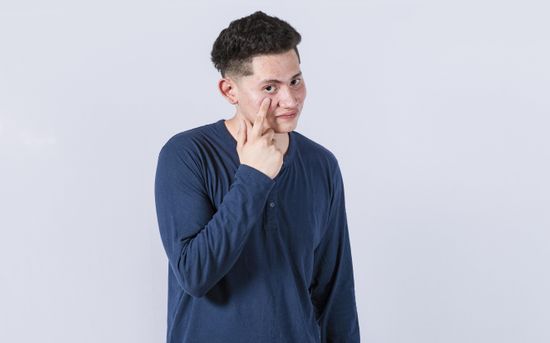 Distrustful Man Watching You Person Eyes Editorial Stock Photo - Stock ...