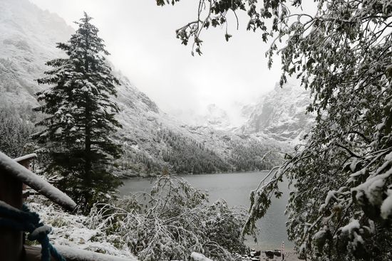 Wintery Scene Polish Tatra Mountains Near Editorial Stock Photo - Stock ...