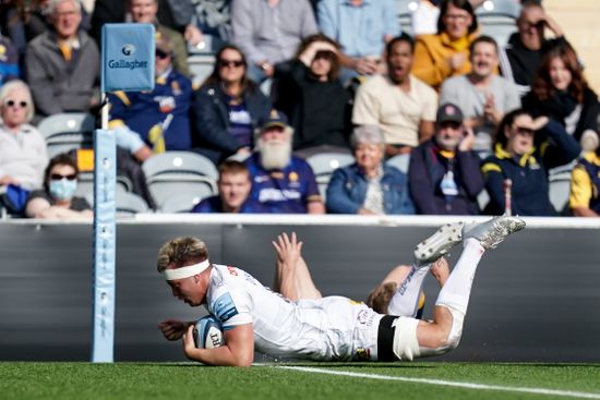 Richard Capstick Exeter Chiefs Scores Try Editorial Stock Photo - Stock ...