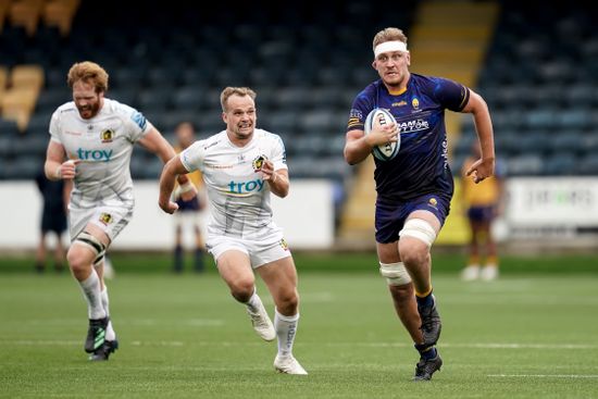 Joe Batley Worcester Warriors Breaks Clear Editorial Stock Photo ...
