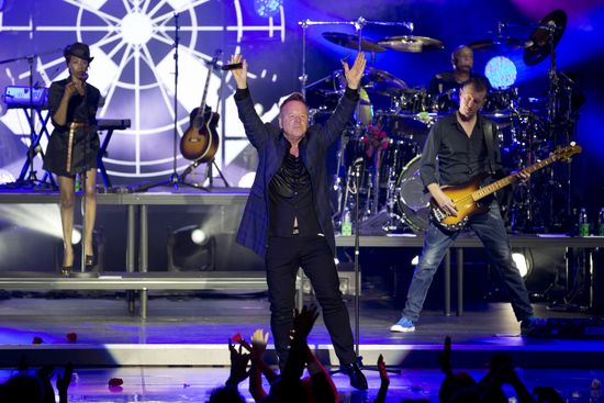 Scottish Group Simple Minds Singer Jim Editorial Stock Photo - Stock ...