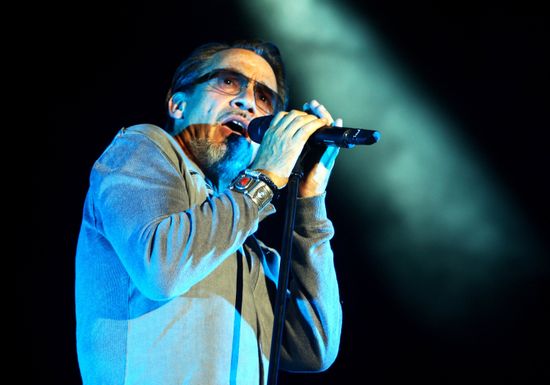 French Singers Florent Pagny Performs During Editorial Stock Photo ...